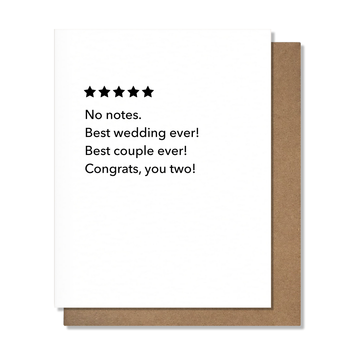 No Notes Wedding - Wedding Card – RSVPNotes.com