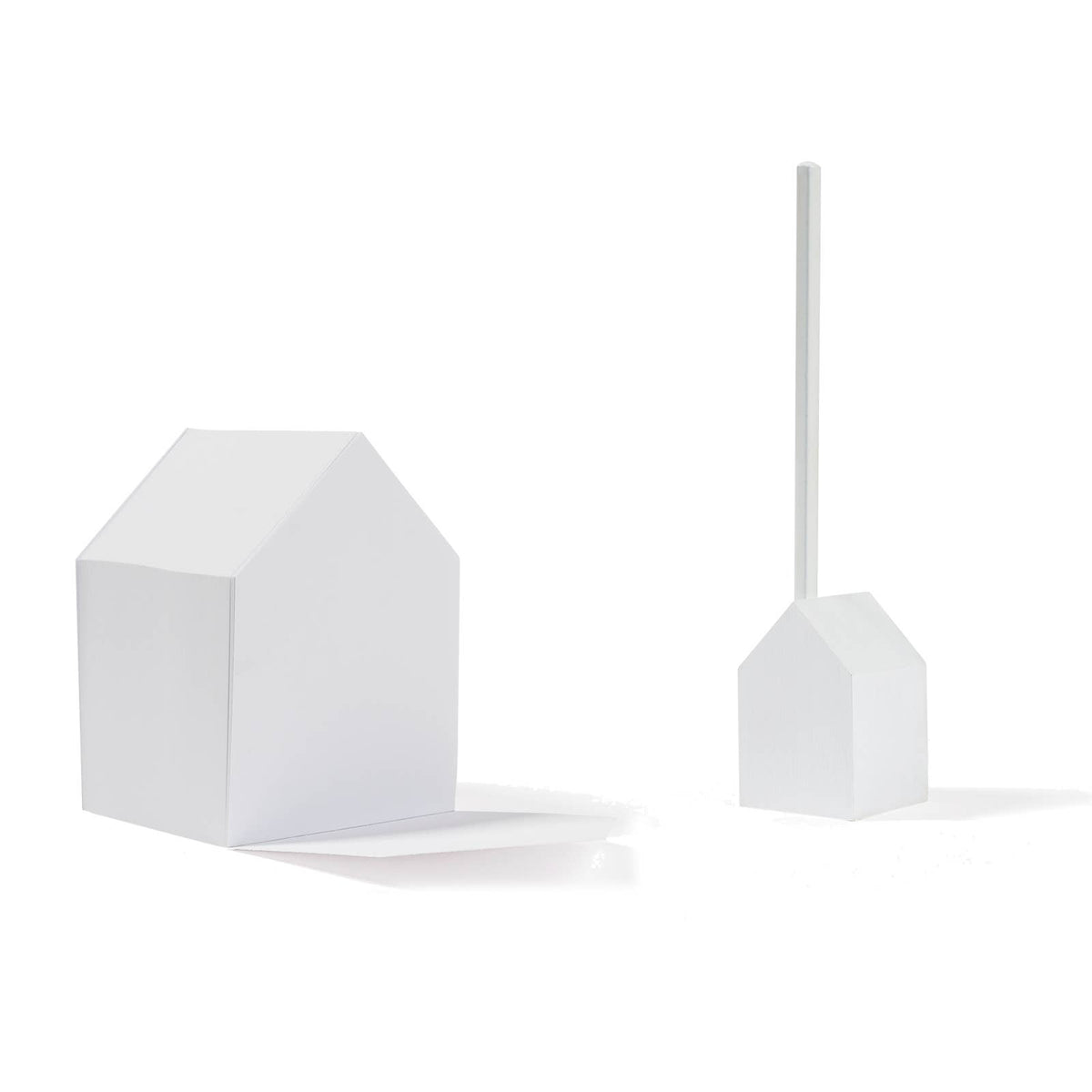 White notepad shaped as a house - Gift – RSVPNotes.com