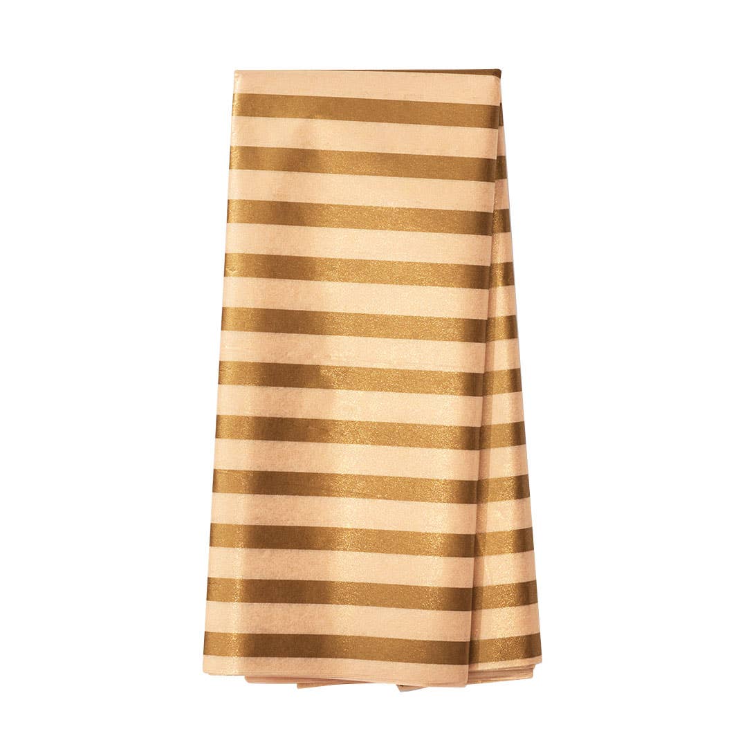 Gold Stripe Tissue Paper – RSVPNotes.com