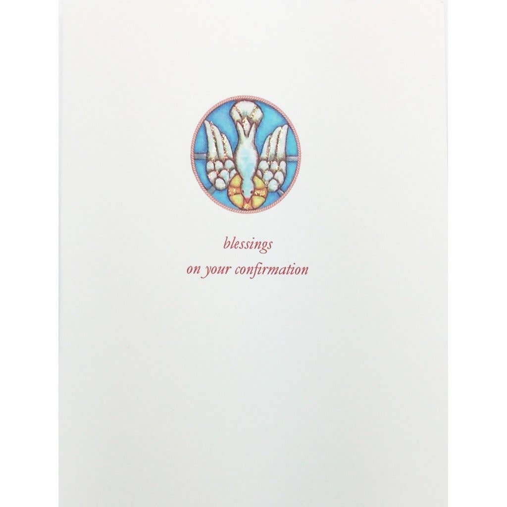 Confirmation Dove Religious Card – RSVPNotes.com